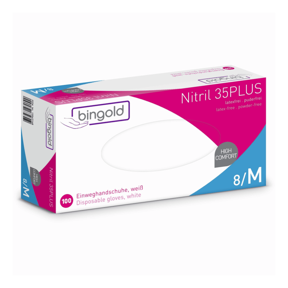 Bingold Nitril 35PLUS blaue Nitril Handschuhe – Altruan